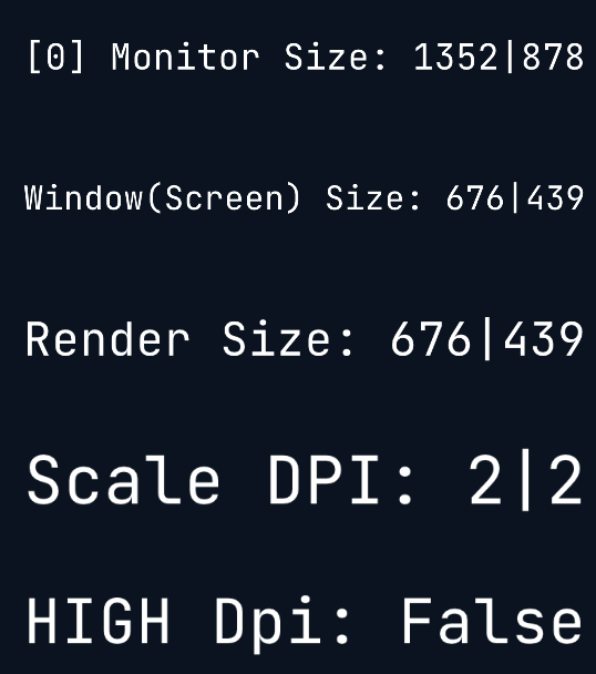 [core] `GetRenderWidth()`/`GetRenderHeight()` incorrect return values on retina display (HighDPI ...