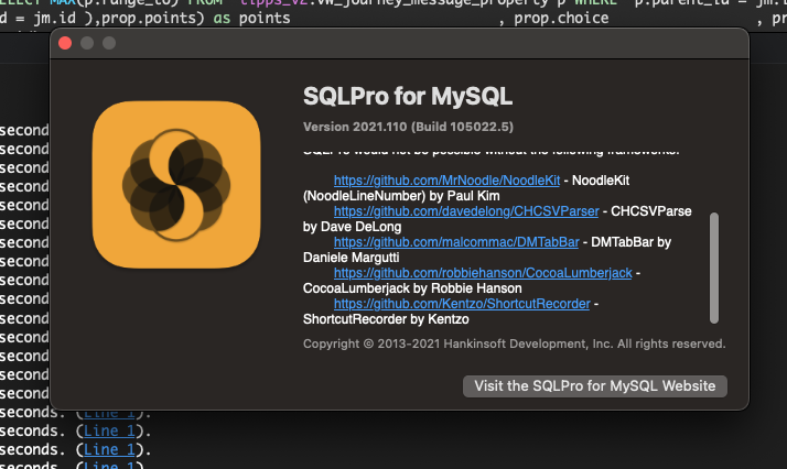 Help-->search · Issue #760 · hankinsoft/SQLPro · GitHub