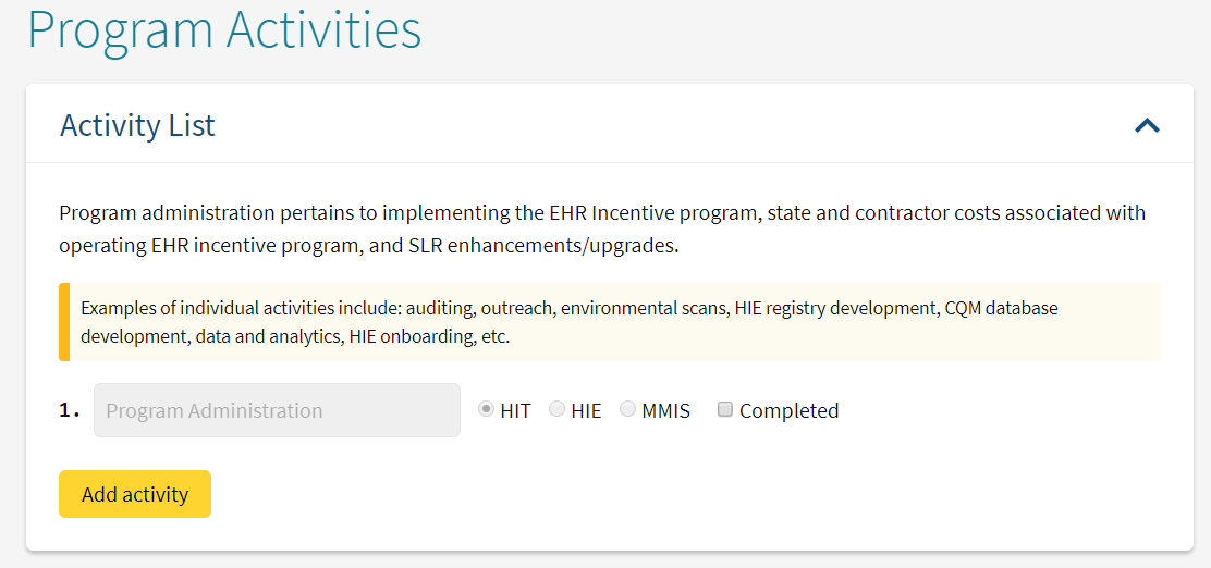 Wireframe "Section II" of the APD to results of previous activities · Issue #1006 · Enterprise ...