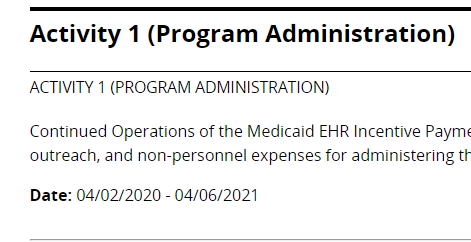 Move the activity schedule information to the top of the Activity Overview section · Issue #2210 ...