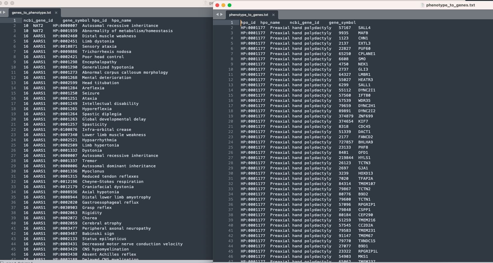 HPO gene annotations changed · Issue #37 · neurogenomics/HPOExplorer · GitHub