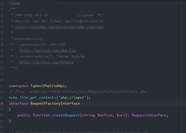 Simple put request "code": 1002 · Issue #557 · mevdschee/php-crud-api · GitHub