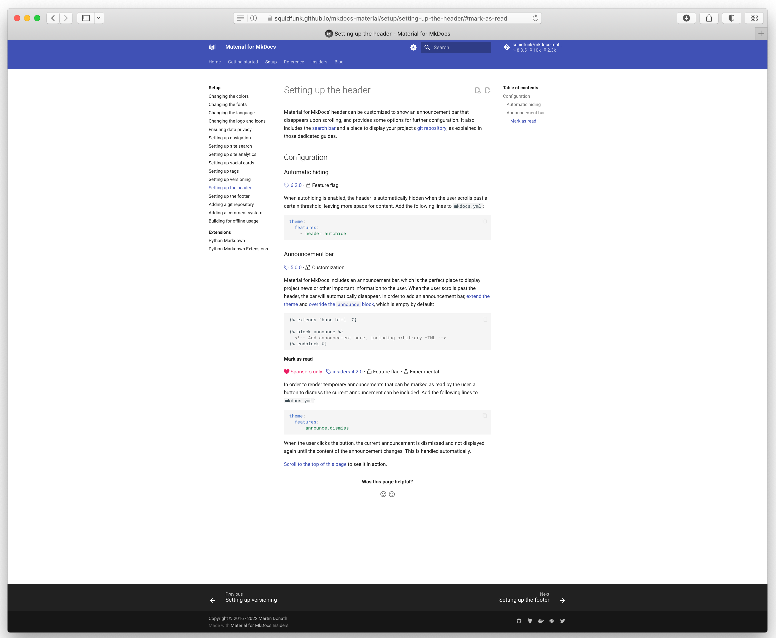 Pages with sections that display completely will shift their URL to the last section when loaded ...