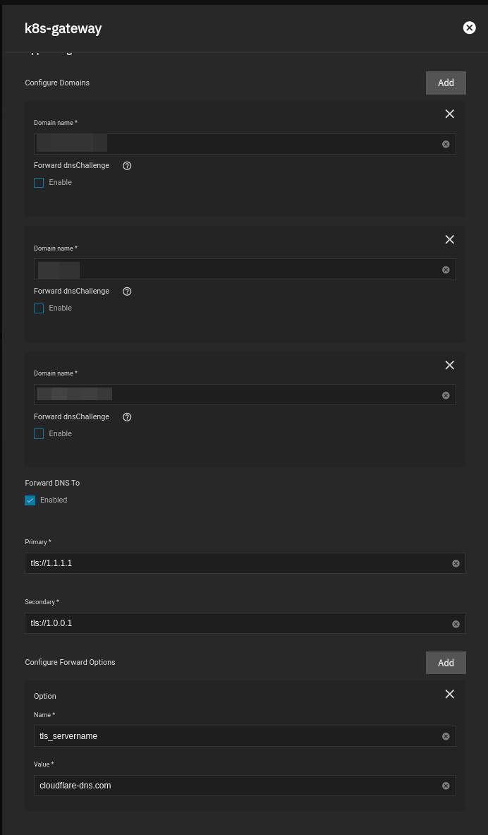K8sgateway Only The Last Configured Domain Is Resolved Correctly · Issue 4103 · Truecharts
