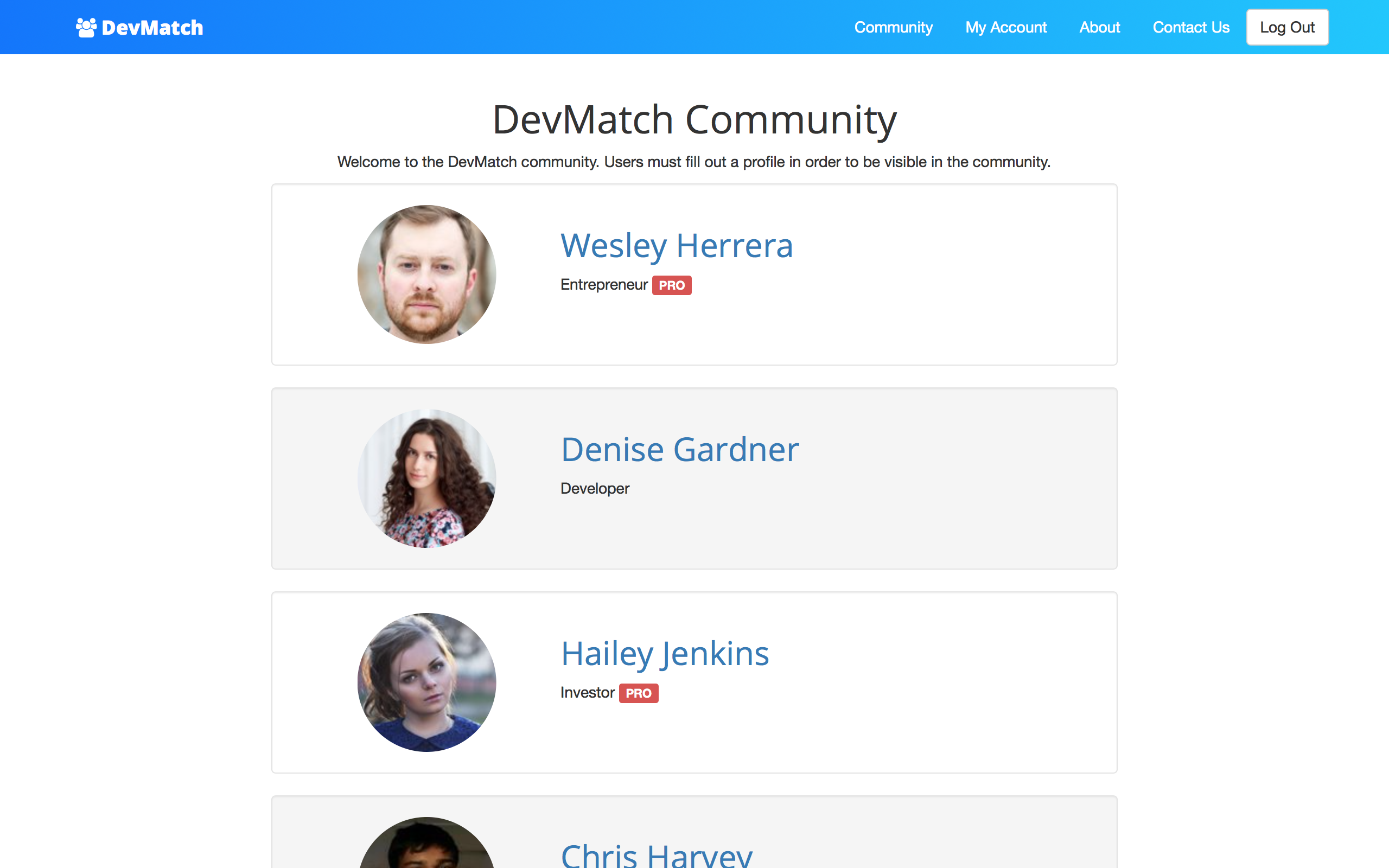 GitHub - yamatokataoka/DevMatch: DevMatch - a Ruby on Rails full-stack application for a ...