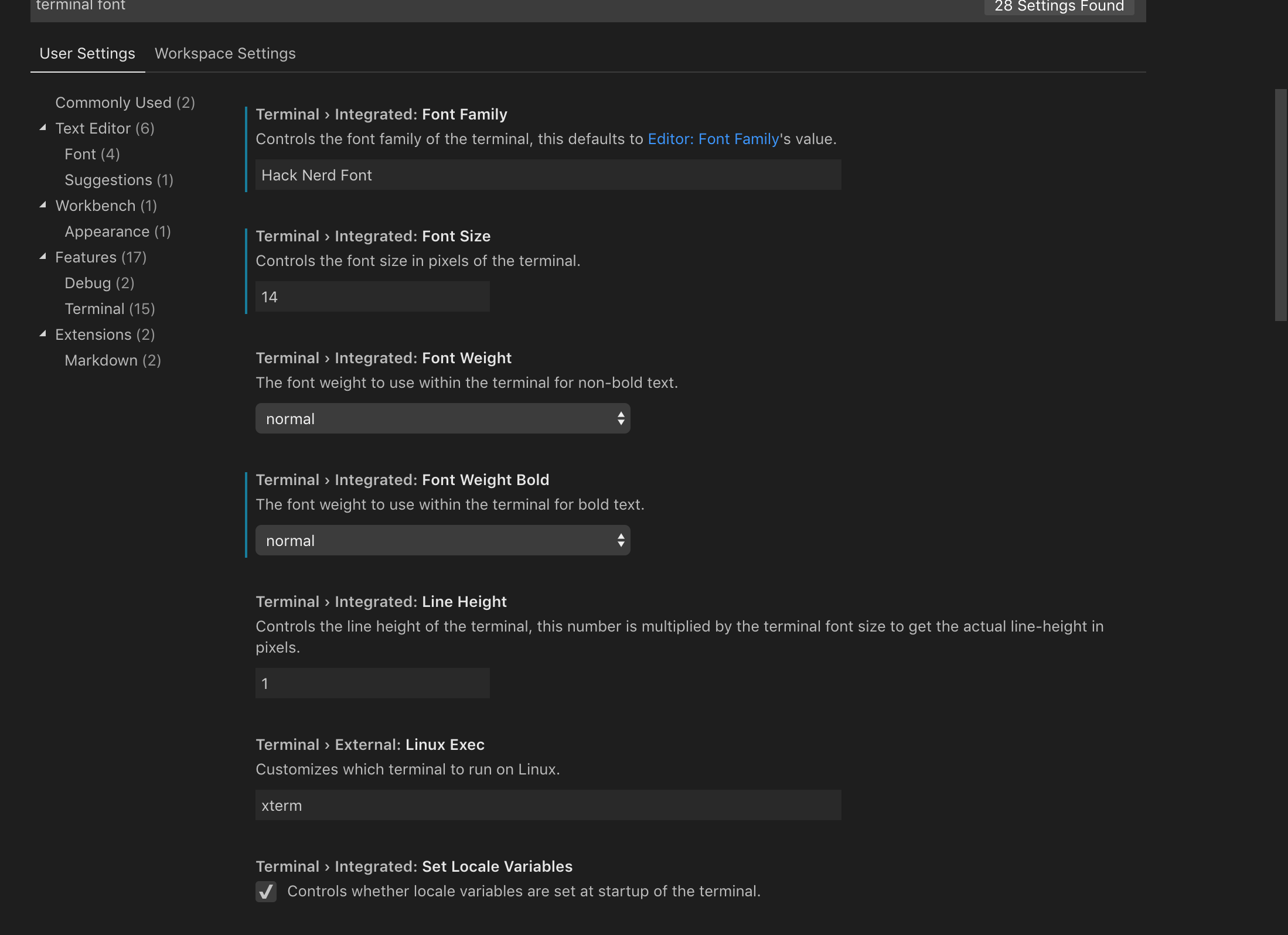 Powerline broken symbols in VSCode integrated terminal · Issue #125 · oh-my-fish/theme ...