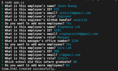 GitHub - saikitjk/Employee-Summary-Template-Engine: This is a CLI ...