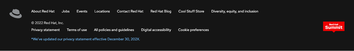 [bug] footer: two column breakpoint on global footer not present · Issue #496 · RedHat-UX/red ...