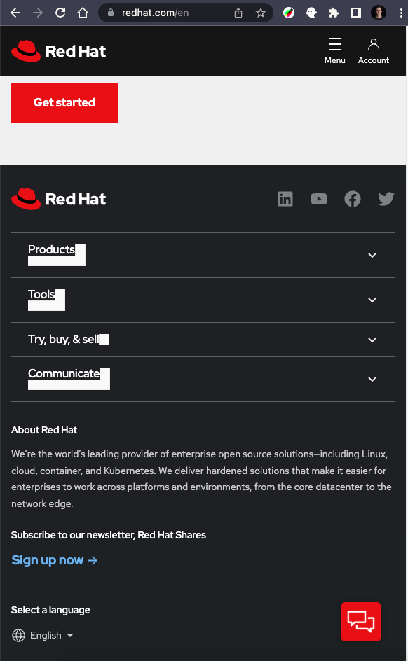 [bug] Mobile accordion has text overflow clipping issues · Issue #803 · RedHat-UX/red-hat-design ...