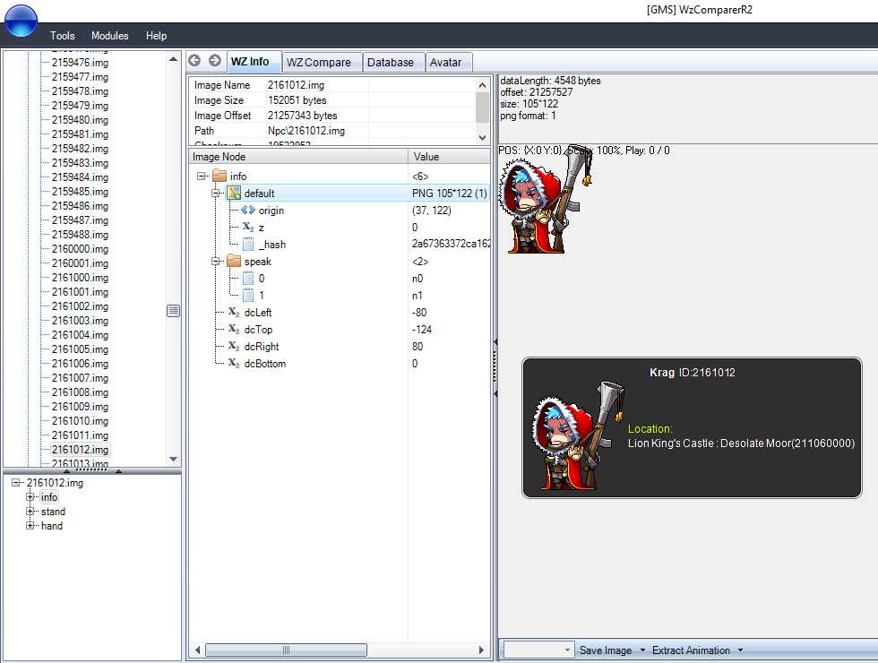 QuickView NPC Tooltip Render doesn't display NPCs with an outlinked Default thumbnail · Issue ...