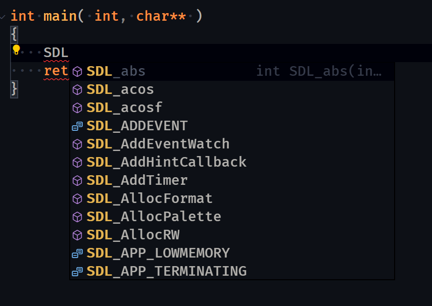 Language Server error when importing SDL2 headers · Issue #6167 · microsoft/vscode-cpptools · GitHub