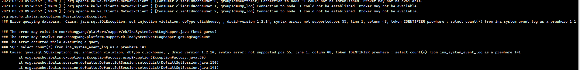 clickhouse数据库不支持modify、prewhere关键字么？或者替代方案是什么 · Issue #5173 · alibaba/druid · GitHub
