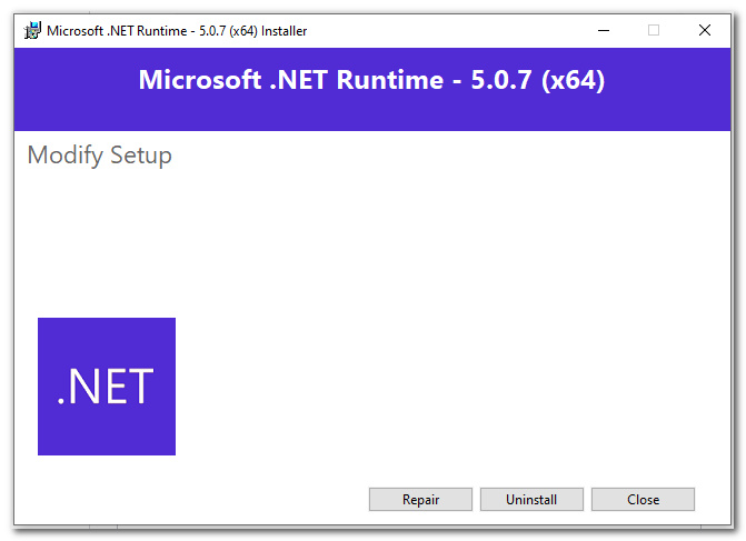 .NET v5 runtime installed but not detected · Issue #1215 ...