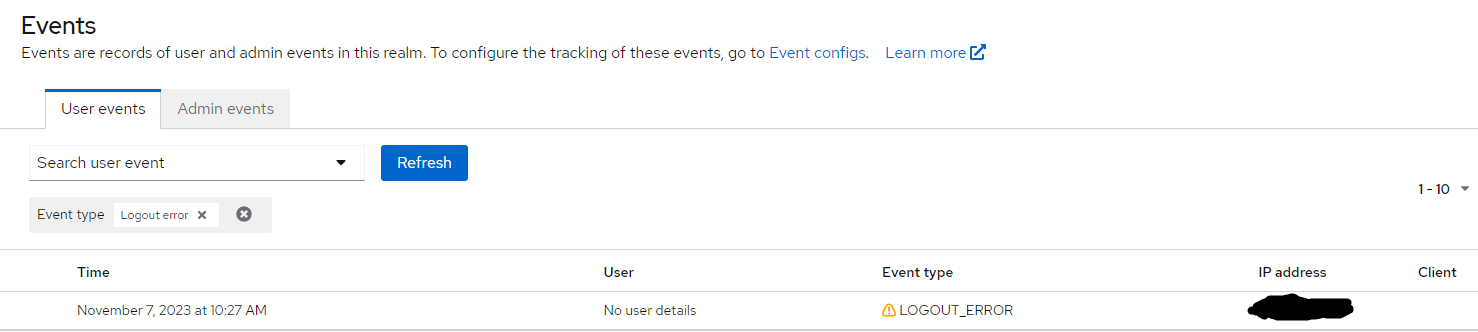 Leaving Single Sign Out page open for too long and then confirming logout leads to error page ...