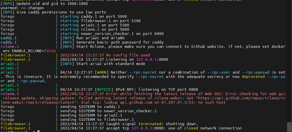 Cant start · Issue #207 · wahyd4/aria2-ariang-docker · GitHub