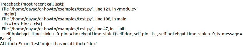 AttributeError: 'gnuradio.gr.gr_python.top_block_pb' object has no attribute 'doc' · Issue #45 ...