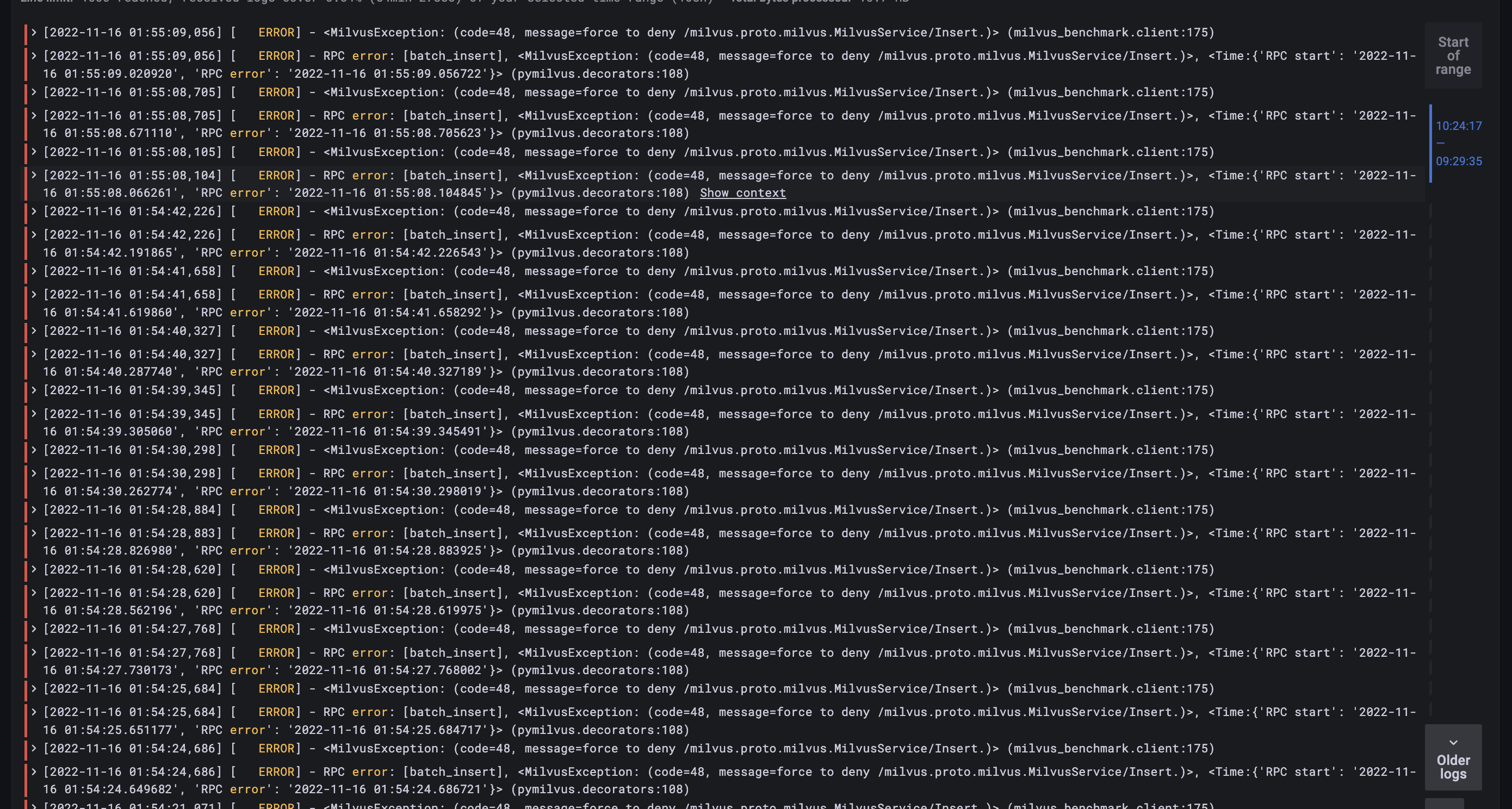 [Bug]: [benchmark][cluster] Milvus is reinstalled with the same PVC，rasie an error"force to deny ...