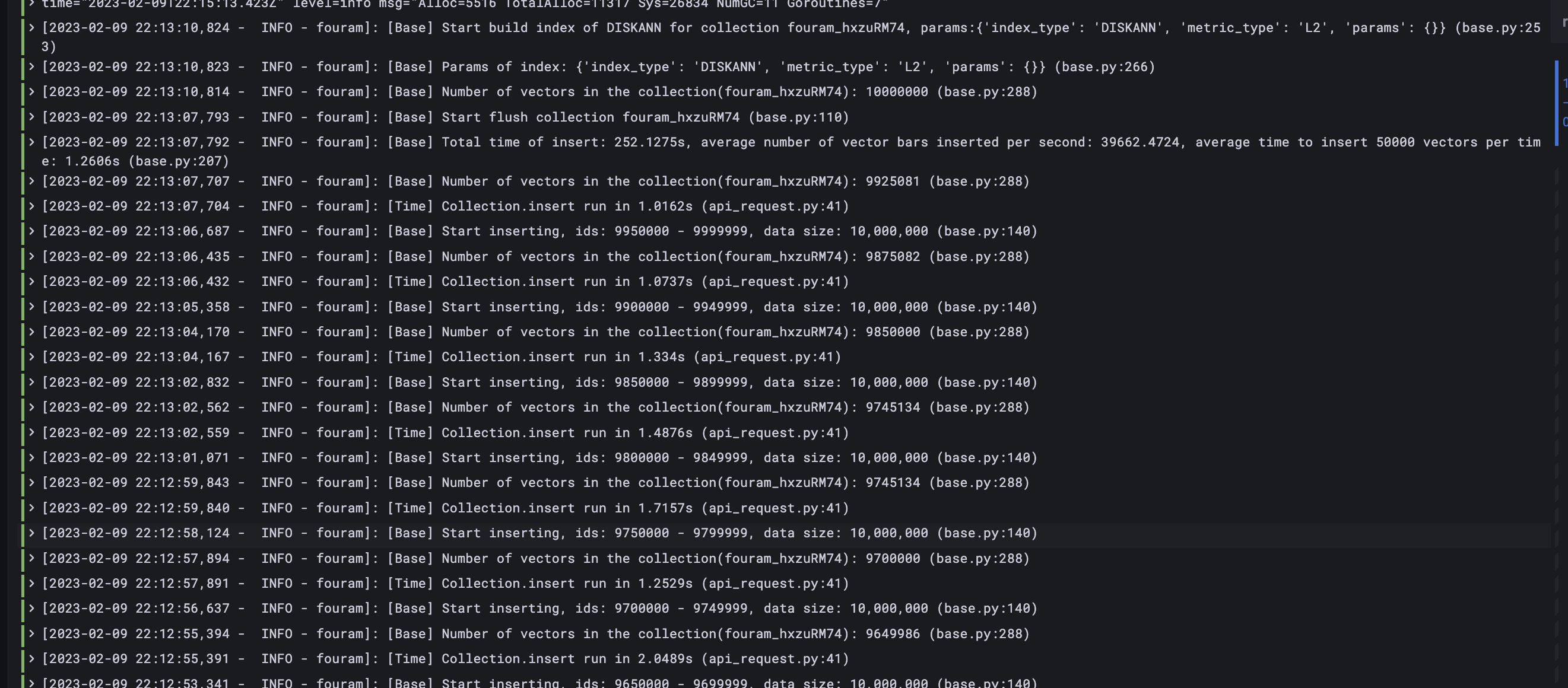 [Bug]: [benchmark][diskann] Milvus create diskann index, Causes indexnode pod OOM restart ...