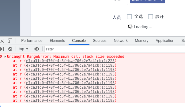 使用树形选择器时,出现错误 Maximum call stack size exceeded · Issue #1790 · jqhph ...