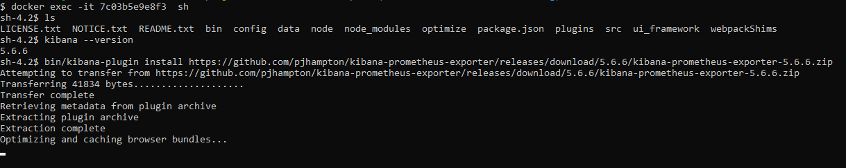 Installing Plugin in v5.6.6 · Issue #18 · pjhampton/kibana-prometheus-exporter · GitHub