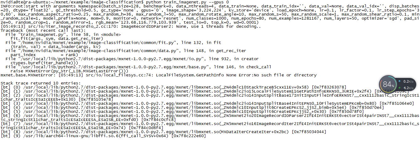 How to run a mxnet example using GPU on Jetson TX1? · Issue #9134 · apache/mxnet · GitHub