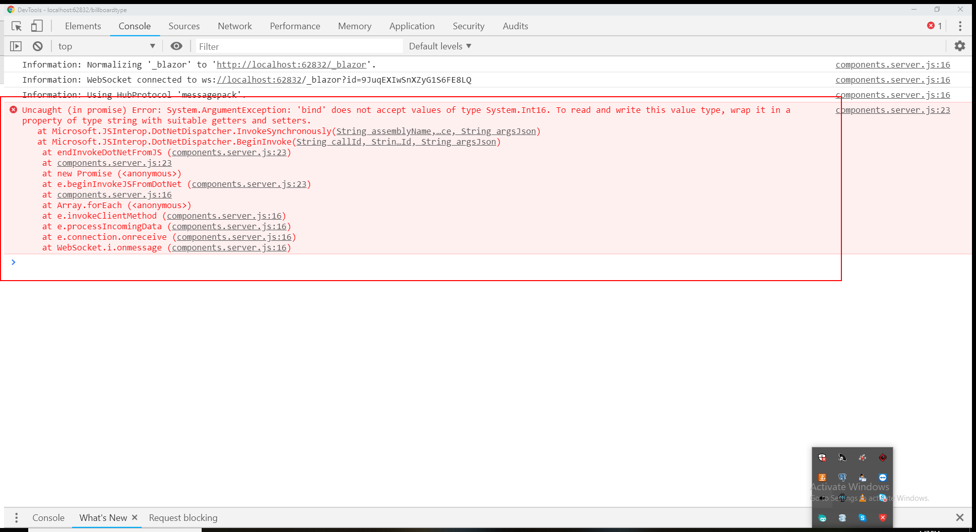Razore Component Doesn't Support "short" Data Type · Issue #8203 · dotnet/aspnetcore · GitHub