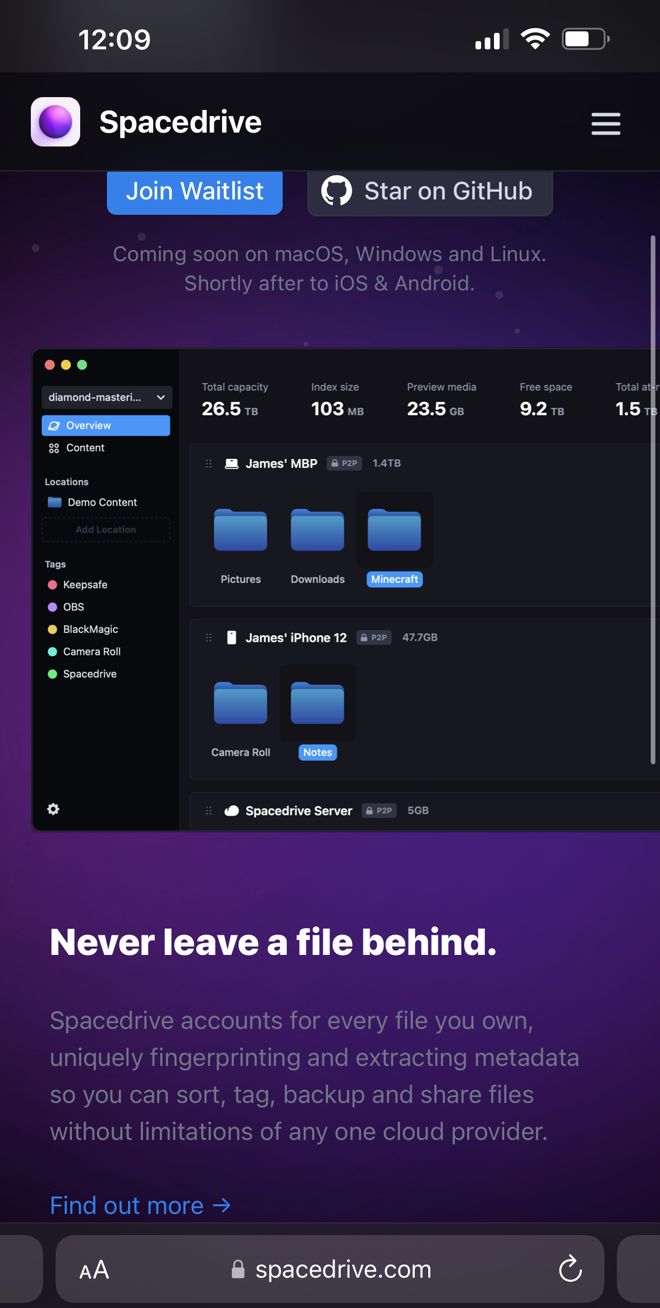 [ENG-186] LandingPage Image Width · Issue #291 · spacedriveapp/spacedrive · GitHub