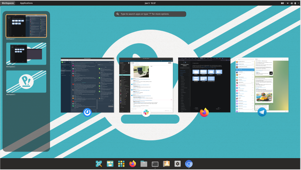 Launcher in the Workspaces View · Issue #1186 · pop-os/shell · GitHub