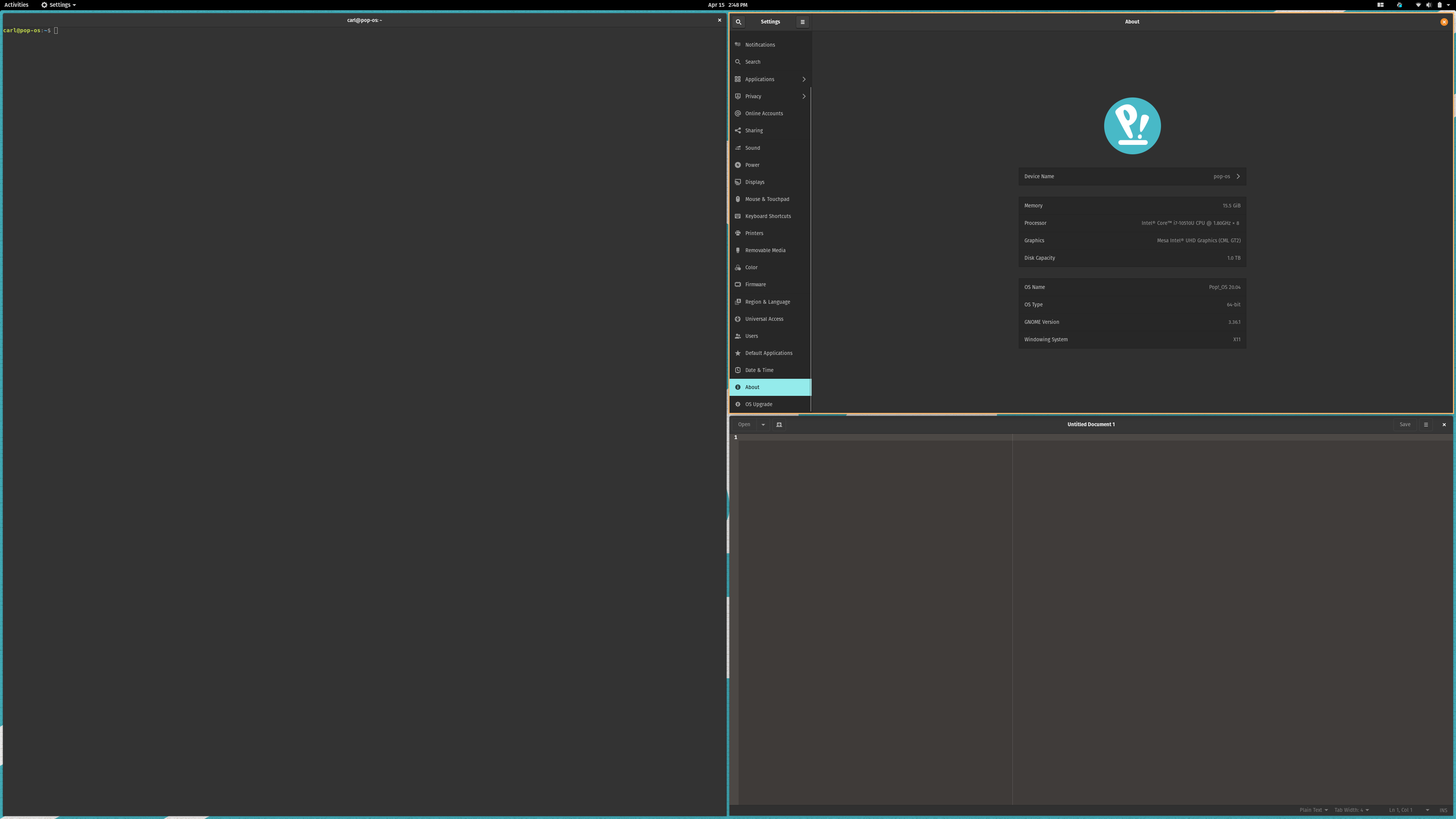 Display Changes Break the Tiling Layout · Issue #171 · pop-os/shell ...