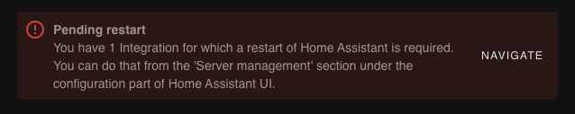 Pending restart navigate button not working. · Issue #588 · hacs/frontend · GitHub