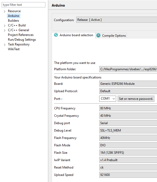 Serial Upload Speed Dont Match With Board Setting · Issue 907 · Sloeberarduino Eclipse Plugin