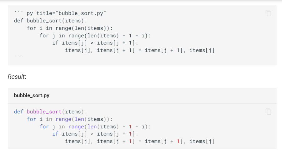 Adding An Icon Next To A Title For A Code Block Discussion 3254 Squidfunk mkdocs material 
