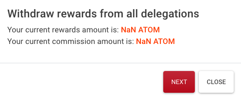 Rewards and commission amounts are displayed as NaN after clicked withdrawal · Issue #298 ...
