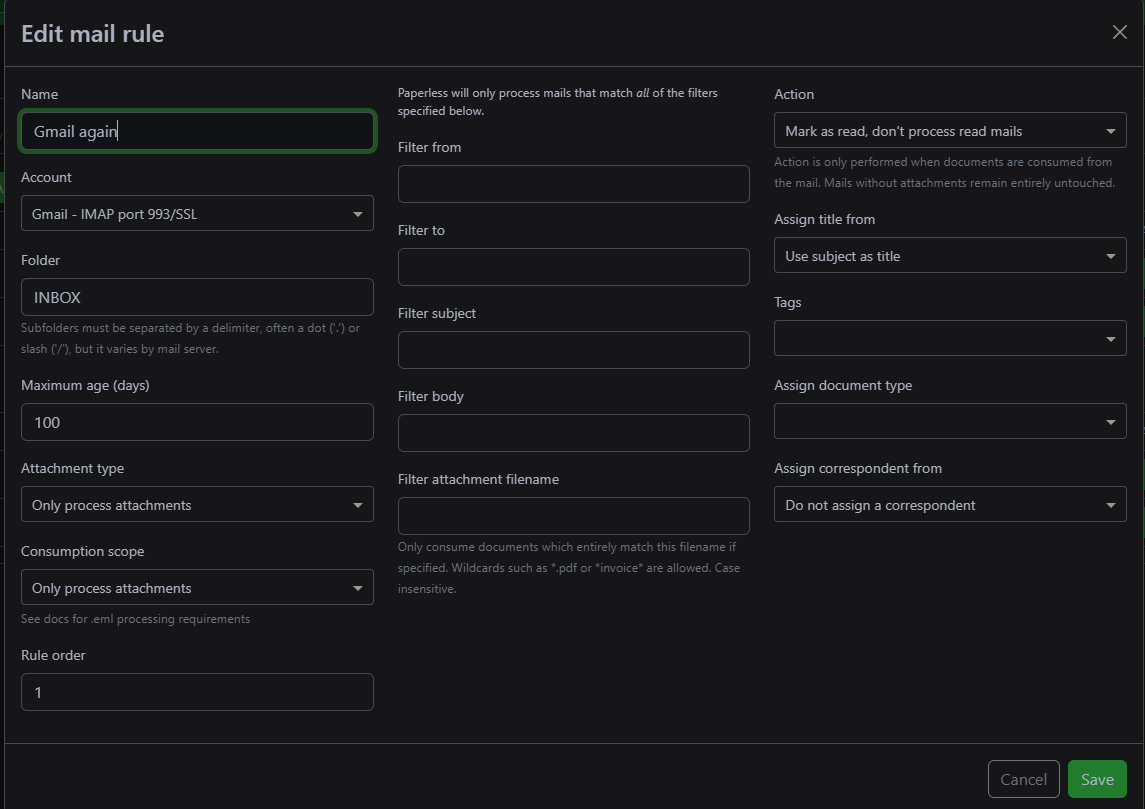 Gmail not fetching mails · paperless-ngx paperless-ngx · Discussion #3350 · GitHub