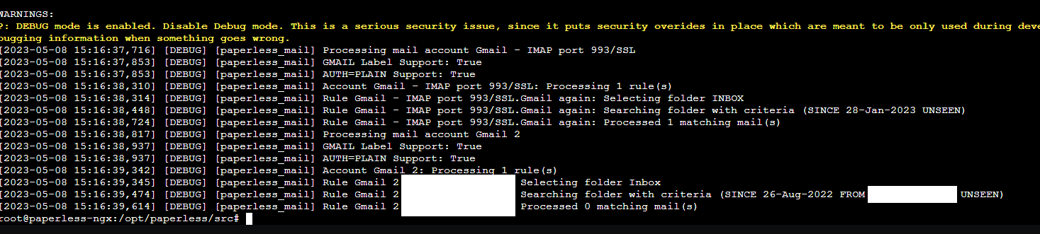 Gmail Not Fetching Mails · Paperless Ngx Paperless Ngx · Discussion