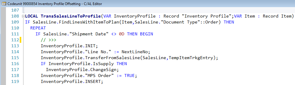 Event Request C_99000854 OnBeforeInsertInventoryProfile · Issue #1083 · microsoft/AL · GitHub