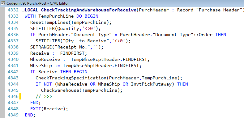 Event Request C_90 OnBeforeExitReceive · Issue #1112 · microsoft/AL ...
