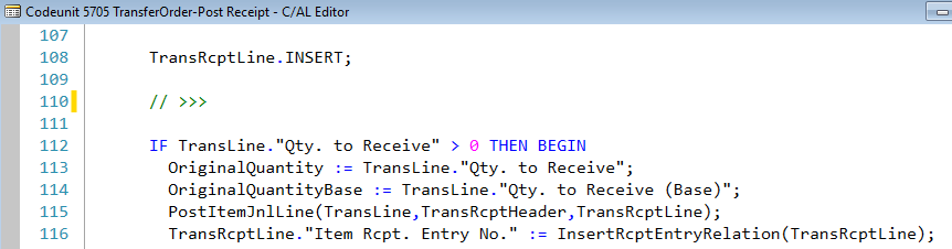 Event Request C_5705 OnAfterInsertTransRcptLine · Issue #1124 ...