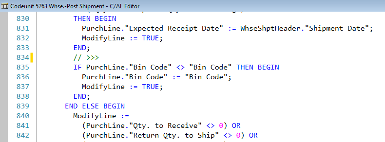 Event Request C_5763 OnBeforeModifyLine · Issue #1130 · microsoft/AL · GitHub