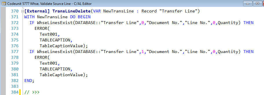 Event Request C_5777 OnAfterTransLineDelete · Issue #1144 · microsoft ...