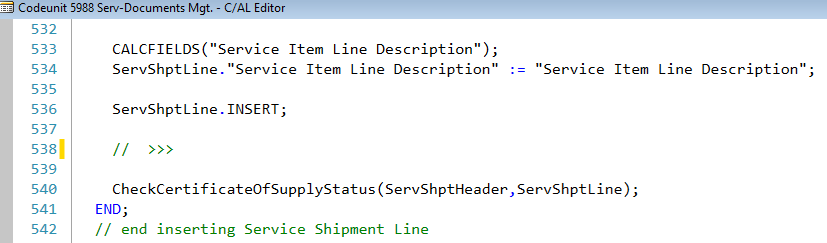 Event Request C_5988 OnAfterInsertServShptLine · Issue #1145 ...