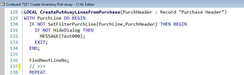 Event Request C_7321 OnBeforeFunction · Issue #1167 · microsoft/AL · GitHub