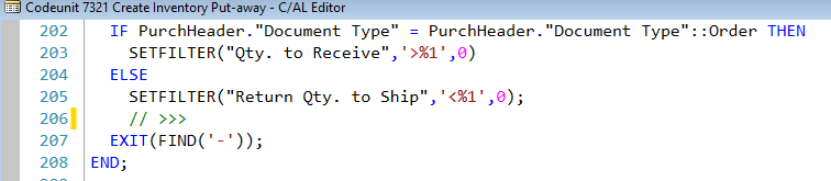 Event Request C_7321 OnBeforeFindPurchLine · Issue #1169 · microsoft/AL · GitHub