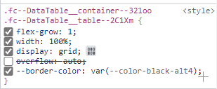 DataTable (legacy) sticky headers doesn't work as overflow is set to auto · Issue #1540 ...