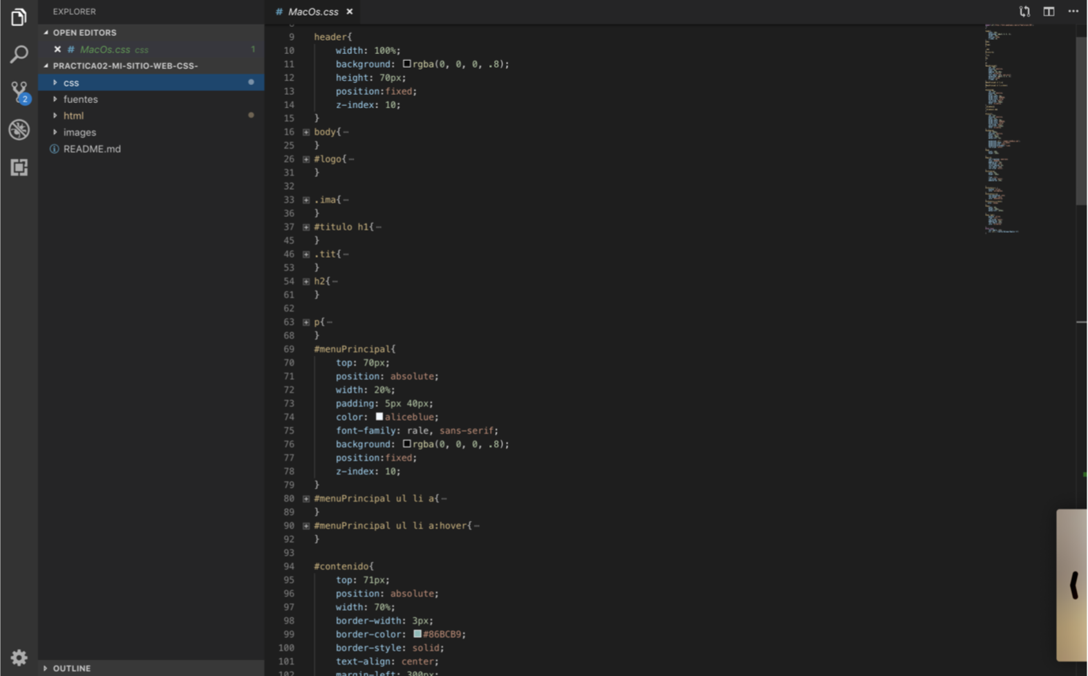 GitHub - ChristianMocha/Practica02-Mi-Sitio-Web-CSS-: practica html aplicando css.