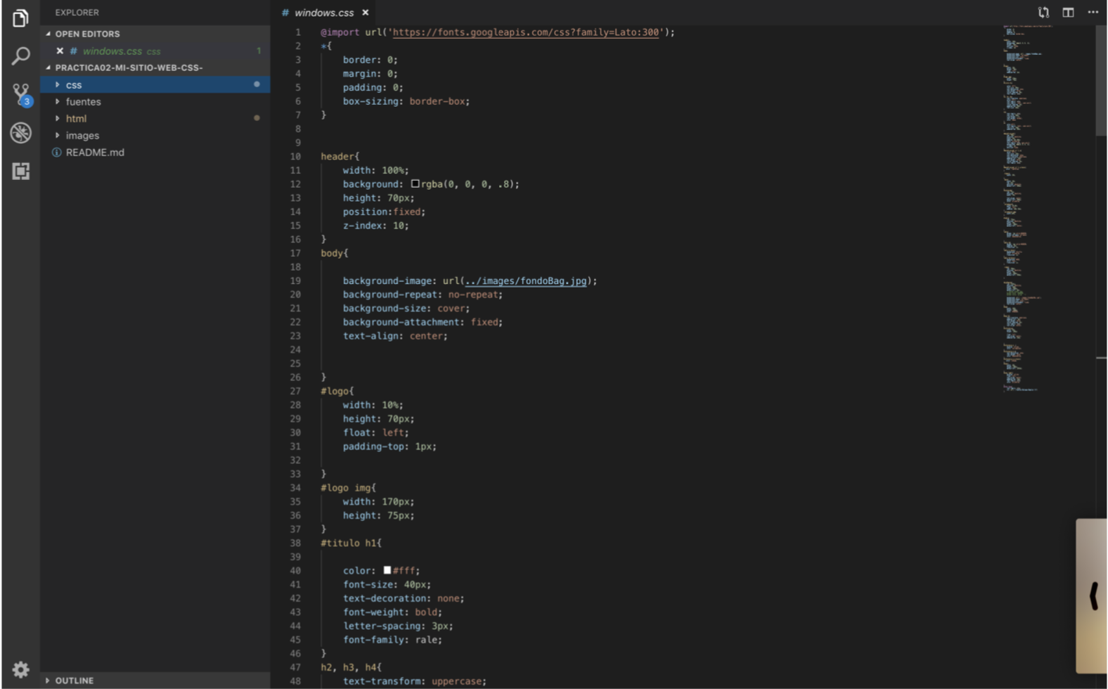 GitHub - ChristianMocha/Practica02-Mi-Sitio-Web-CSS-: practica html aplicando css.