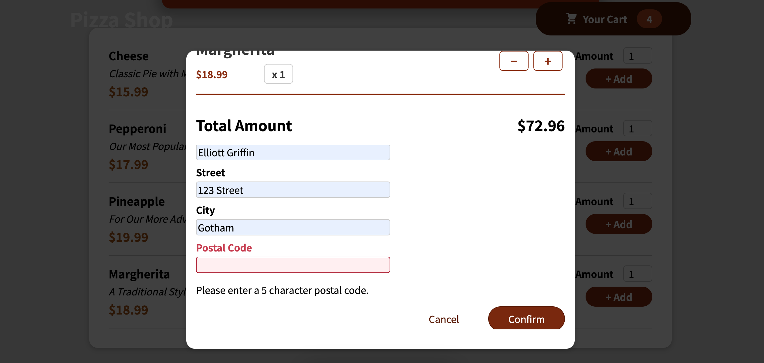 GitHub - elliottgriff/PizzaShop: Order Pizza online