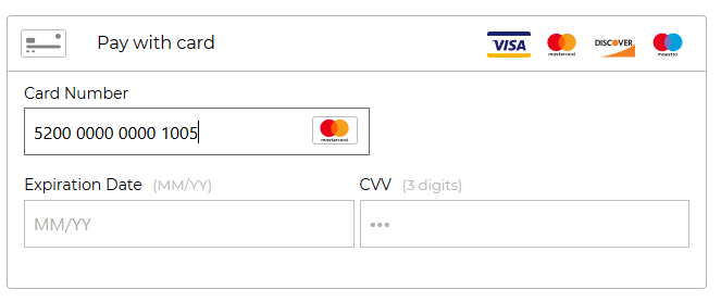 Card number validation state not updated after pasting the number via ...
