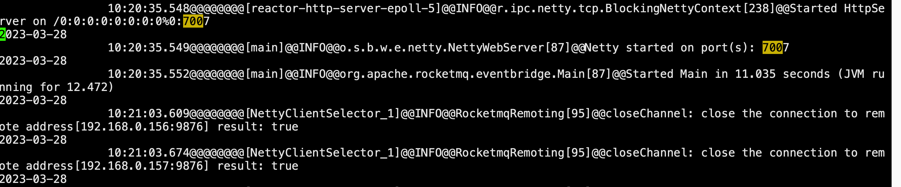 启动eventbridge"management.server.port"未被监听 · Issue #66 · apache/rocketmq-eventbridge · GitHub