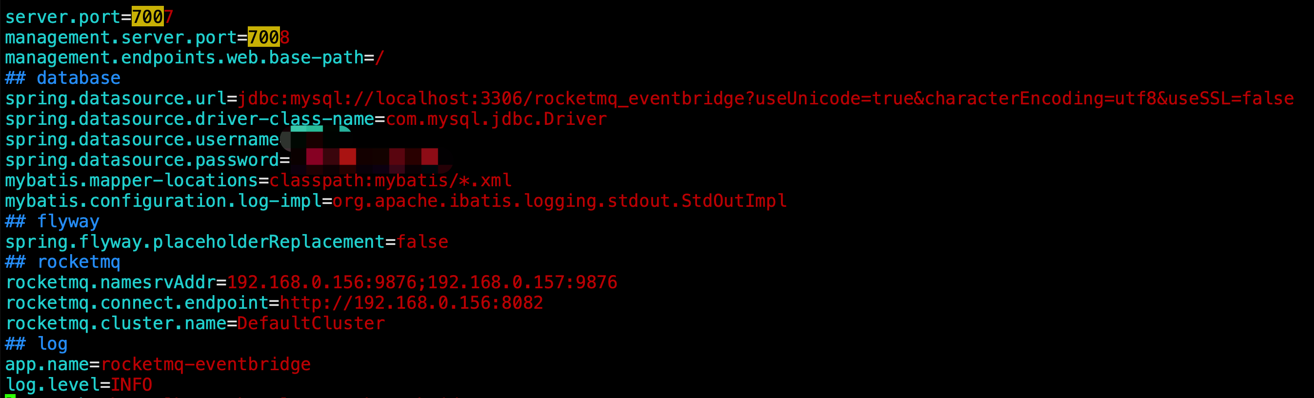 启动eventbridge"management.server.port"未被监听 · Issue #66 · apache/rocketmq-eventbridge · GitHub